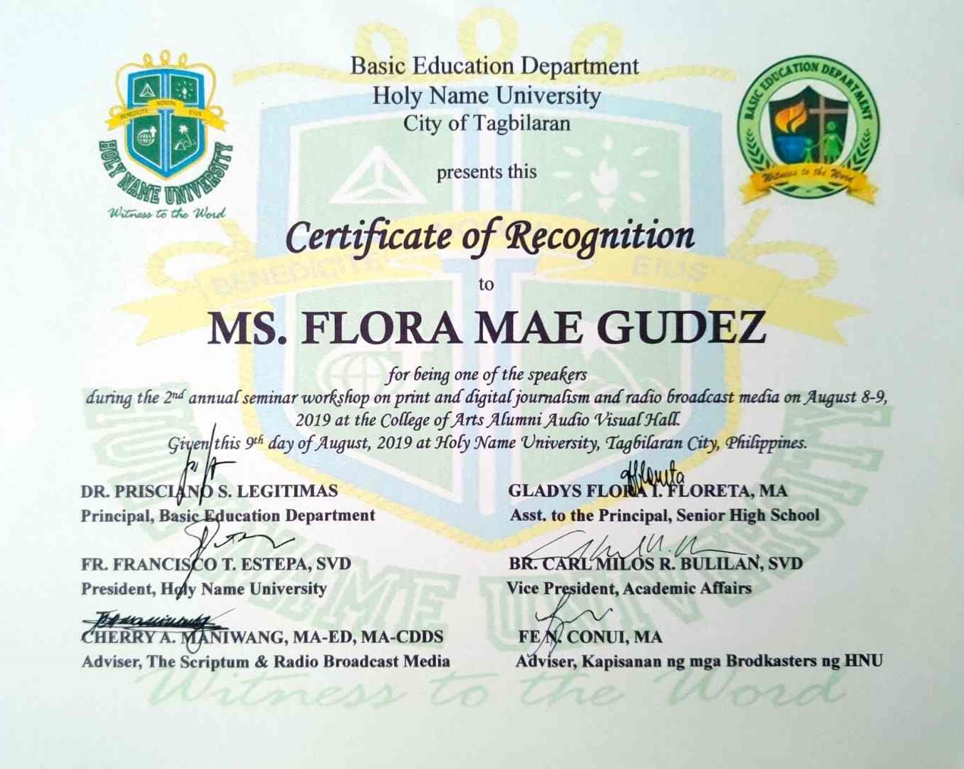 Flora Mae D Gudez Virtual Assistant Myprofile