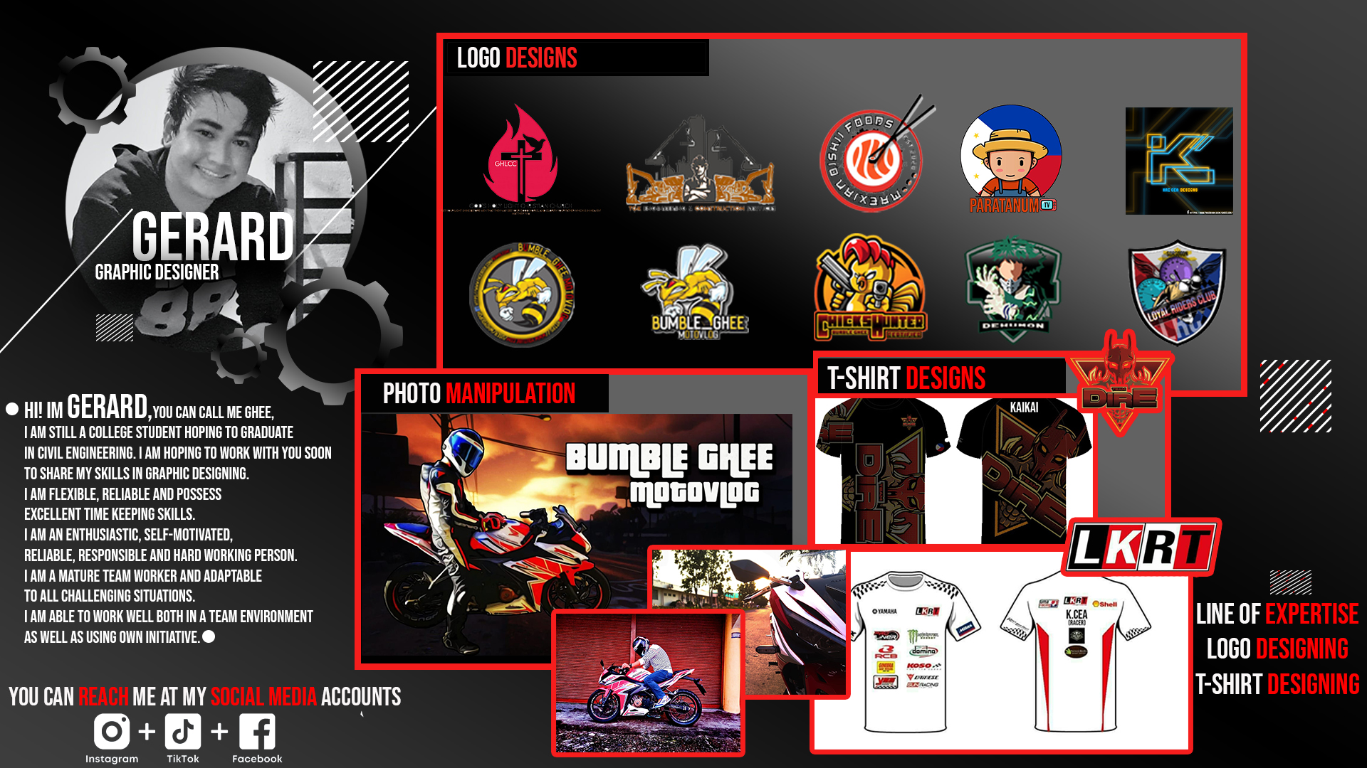 Gerard Kay Cea Tabuena // Graphic Designer/Web Designer - Myprofile