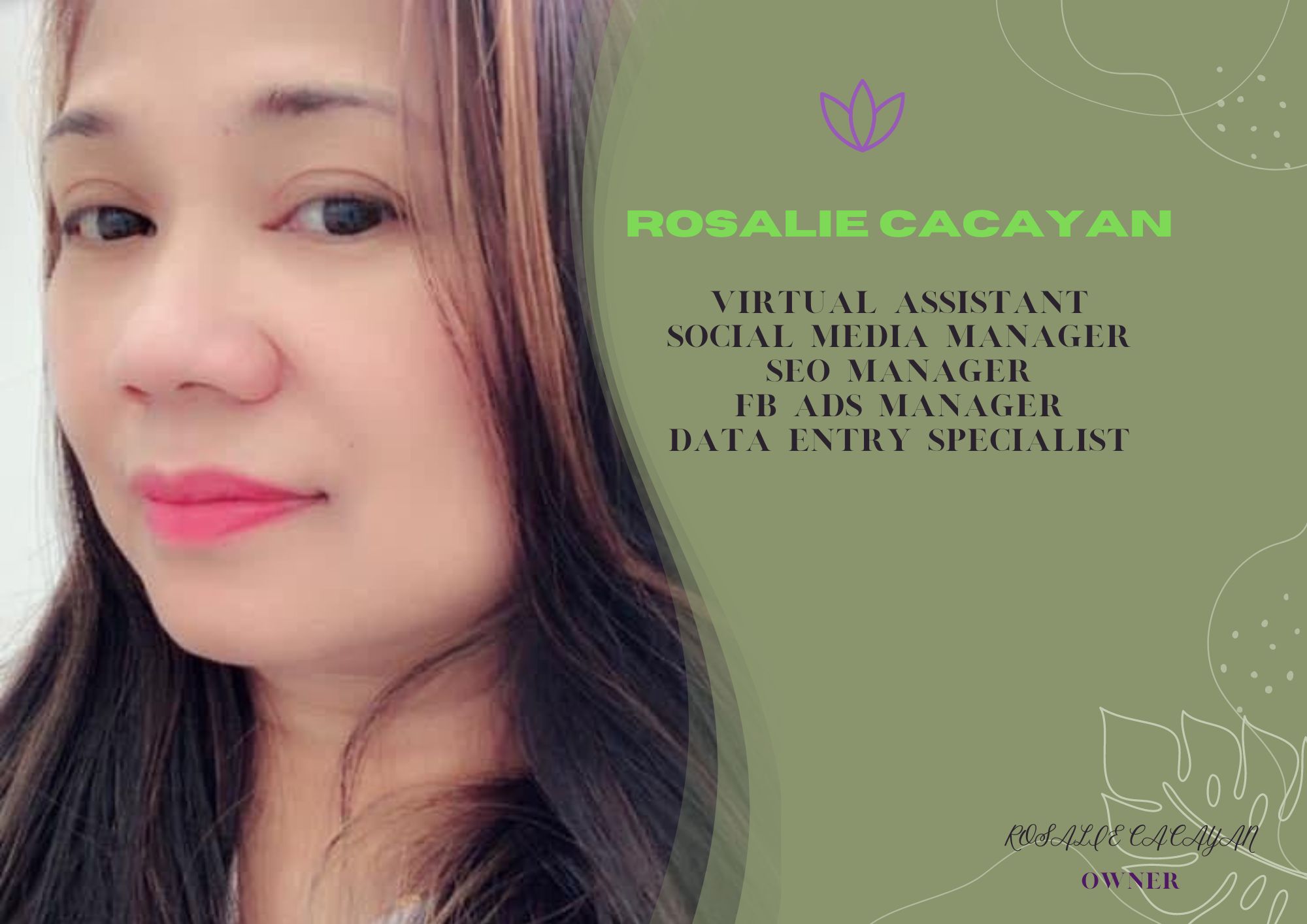 Rosalie Gonzales Cacayan // Virtual Assistant Specialist - Myprofile